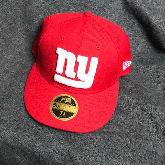 New Era | Accessories | New Era Red Ny Giants Fitted Hat | Poshmark